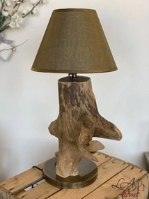 Zlato-zelené stínidlo lampy Couleurs - Ø 25*16 cm