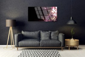 Obraz na skle Abstrakce Květiny Umění 120x60 cm