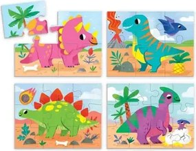 Mudpuppy Puzzle Dinosauři sada 4 v 1 / od 2 let