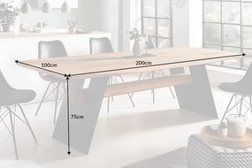 Designový jídelní stůl Galeno 200 cm divý dub