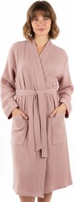 Mušelínový župan Dacca Natur 12 24 1613 unisex - L