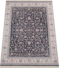 BE Koberec Anatolia Silk 66524 BLUE - modrý obdélníkový Rozměr: 80x150 cm