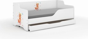 Wooden Toys Dětská postel LILU 160x80 LISEK – komplet