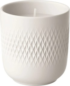 Villeroy&Boch Villeroy & Boch Manufacture Collier Blanc vonná svíčka Carré Mystery, výška 8,5 cm, objem 280 ml