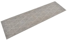 Kuchyňský koberec omyvatelný Kosočtverce 45 x 150 cm samet 136564