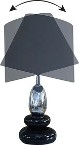 Designová stolní lampa Kaloosh 45 cm černá