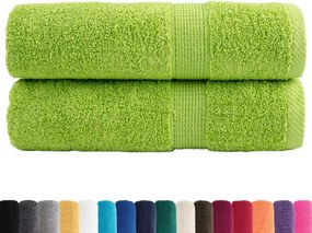 Premium ručníky SOLUND 2 jablkově zelené 50x100cm 600 g/m² 137497