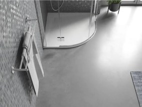 Mexen Bert čtvrtkruhový sprchový kout SMC 90 x 90 cm, bílý - 4KR109090