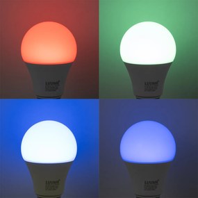 Sada 5 ks Stmívatelné LED žárovky E27 A60 Opal 9W 806lm 2700-6500K