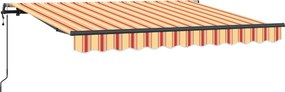 Stahovací markýza Žlutá 350 x 200 cm textil 3329690