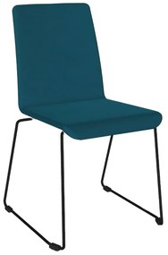 OnaDnes -20% Narbutas Tmavě modrá čalouněná konferenční židle MOON