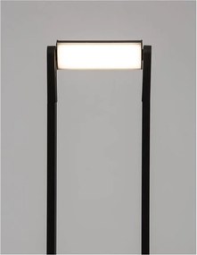 NV 9195061 Venkovní sloupkové svítidlo VOLVER černý litý hliník akrylový difuzor LED 7W 3000K 220-240V 150st. IP54 - NOVA LUCE