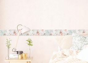 Samolepící bordura na zeď Akvarelove Květiny | 5 m x 13.8 cm | DWB8439