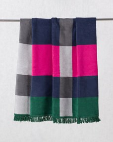 Deka Cotton Cloud 150x200cm Leaf&amp;Fuchsia