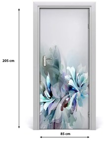 Fototapeta samolepící Abstrakcyjne květiny 85x205 cm