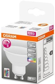LED žárovka OSRAM RGB 4,5W 2700K GU10 + dálkový ovladač