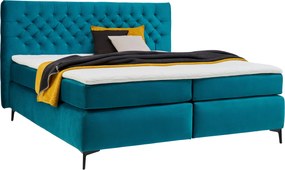 XXXLutz POSTEL BOXSPRING, 160/200 cm, tyrkysová Esposa - Manželské postele - 002427002703
