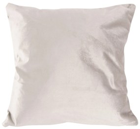 Polštář čtvercový sametový 40 cm Cushion Tender světle šedý Present Time