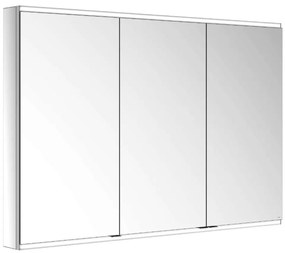 Keuco - Zrcadlová skříňka s LED osvětlením, 140x90x12 cm, hliník 800321141000200