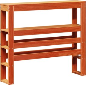 Rám postele s čelem voskově hnědý 75 x 190 cm masivní borovice 3306329