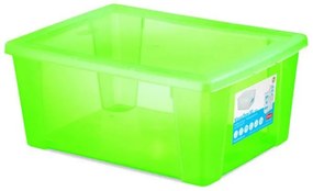 Plastový úložný box Stefanplast Visualbox XL - zelený 15l