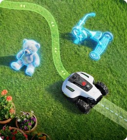 Mammotion (LUBA a YUKA) Robotická sekačka Mammotion YUKA mini 2 1000 1 000 m 2