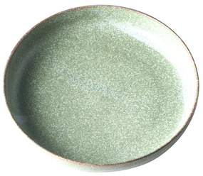 Made in Japan (MIJ) Green Fade Talíř, Vysoký Okraj, 20,5 cm