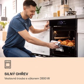 Klarstein Illuminosa Smart, vestavná trouba, 2800 W, 11 funkcí, ovládání aplikací