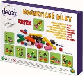 Detoa Magnetické dílky Krtek MINI
