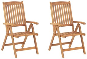 Set 2 ks. zahradních židlí Jakarta (světlé dřevo). 1035721