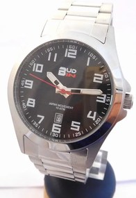 Pánské levné ocelové vodotěsné hodinky Bud-IN steel B1701.2 - 10ATM