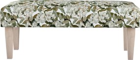 Dlouhá lavička 100x40cm barva vícebarevná látka pletený vzor, vzorované