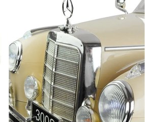 LEAN CARS Autíčko na baterii Mercedes 300S, béžové