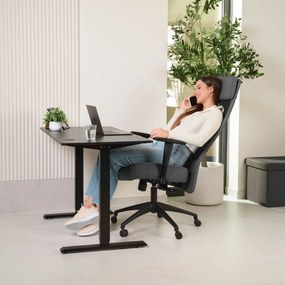 Ergonomické křeslo MOLFETA tmavě šedé