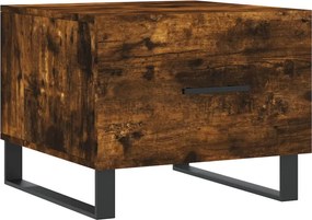 vidaXL Konferenční stolky 2 ks 50 x 50 x 40 cm kompozitní dřevo [829455] Barva: kouřový dub