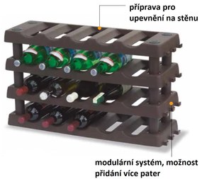 ARTPLAST Stojan na lahve - 4police