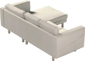 Potah na pohovku IKEA Norsborg 3-místná se šezlongem barva béžová látka pletený vzor