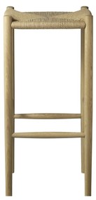 Barová židle Barstol z dubového dřeva Barva dřeva:: světlý dub, Rozměry:: 67x37x37cm