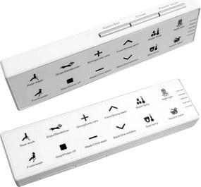 Mereo, Mereo WC s integrovaným elektronickým bidetem, RIMLESS, 592x380x430 cm, keramické, vč. sedátka, MER-VSD110S2
