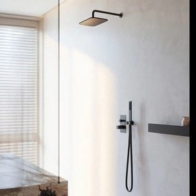 Laveo Tores, sprchová souprava pod omítku, černá matná, LAV-BVT_701P