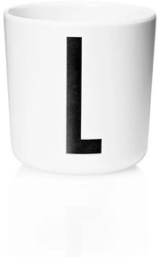 DESIGN LETTERS Dětský hrnek Ecozen Letters 200 ml P, bílá barva, plast