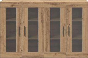 Nástěnné skříňky 2 ks Artisan dub a černá 69,5 x 34 x 90 cm 3394567