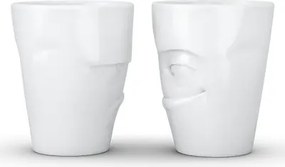 FIFTYEIGHT Grummelig  Verschmitzt bílá / Hrnek / 350 ml