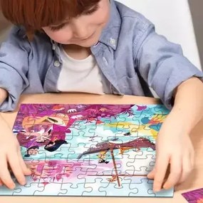 RAVENSBURGER Puzzle Momotaro - Chlapec z broskve / 64 dílků / od 5 let