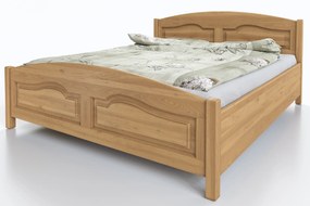Vlastní výroba Buková postel Vanesa s úložným prostorem
