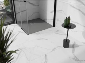 Mexen Stone+ kompozitní čtvercová sprchová vanička 80 x 80 cm, šedá-beton - 44618080
