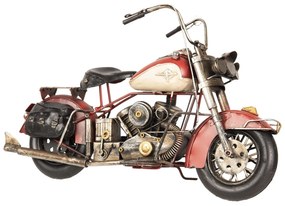 Velký kovový retro model motorky - 42*17*24 cm