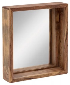 Malé zrcadlo do koupelny Victoria světlá akácie
