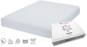 Nepropustné hyperprodyšné prostěradlo BelnoU ECOBEL 90x220 cm - bílá