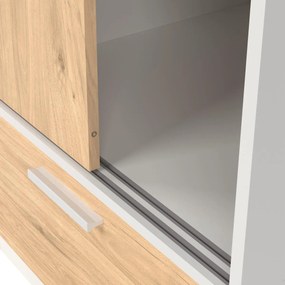 FALCO Skříň Lincoln 324 bílá/jackson hickory